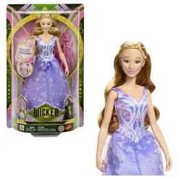 Mattel Wicked: For Good von Universal Pictures Glinda-Puppe, filmgetreues Outfit, singt &bdquo;For Good&ldquo;