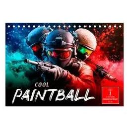 Paintball cool (Tischkalender 2026 DIN A5 quer), Calvendo Monatskalender