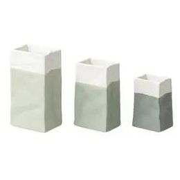 R&auml;der R&auml;der Vase Mini Porzellant&uuml;te 3er Set, gr&uuml;nt&ouml;ne