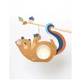 FOLIA Bastelartikel DIY Laterne SQUIRREL, inkl. 1 LED-Licht und Batterien
