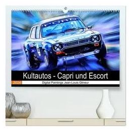 Calvendo Kultautos - Capri und Escort (hochwertiger Premium Wandkalender 2026 DIN A2 quer), Kunstdruck in Hochglanz