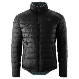 Fahrradjacke Gonso "BEVINCO", Herren, Gr. 6XL, schwarz, 100% Polyamid, Jacken Fahrradjacke, Herren Primaloft-Jacke, warme, atmungsaktive und winddichte Wendejacke