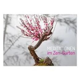 Meditationen im Zen-Garten (Wandkalender 2026 DIN A3 quer), Calvendo Monatskalender