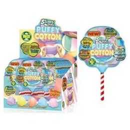 Slimy Puffy Cotton Lollipop Foil-Bag - 14 g - 5fach farbl. sort.