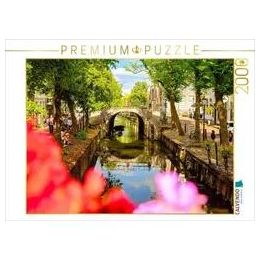 Calvendo Puzzle Edam, Gracht am Spui 2000 Teile Lege-Gr&ouml;&szlig;e 90x67cm Foto-Puzzle f&uuml;r gl&uuml;ckliche Stunden