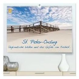 Calvendo St. Peter-Ording (hochwertiger Premium Wandkalender 2026 DIN A2 quer), Kunstdruck in Hochglanz