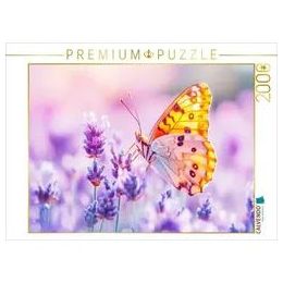 Calvendo Puzzle Schmetterling auf Lavendelbl&uuml;ten im Gegenlicht 2000 Teile Lege-Gr&ouml;&szlig;e 90x67cm Foto-Puzzle f&uuml;r gl&uuml;ckliche Stunden