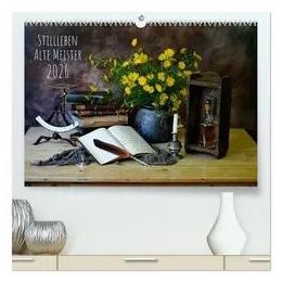 Calvendo Stillleben Alte Meister (hochwertiger Premium Wandkalender 2026 DIN A2 quer), Kunstdruck in Hochglanz