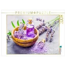 Calvendo Puzzle Lavendel&ouml;l in Holzschale mit Bl&uuml;ten 2000 Teile Lege-Gr&ouml;&szlig;e 90x67cm Foto-Puzzle f&uuml;r gl&uuml;ckliche Stunden