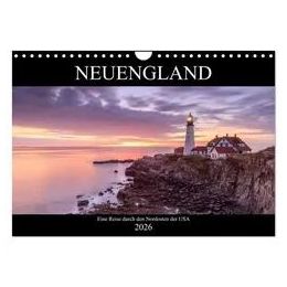 NEUENGLAND - Eine Reise durch den Nordosten der USA (Wandkalender 2026 DIN A4 quer), Calvendo Monatskalender