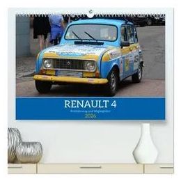Calvendo Renault 4 - Kultfahrzeug und Wegbegleiter (hochwertiger Premium Wandkalender 2026 DIN A2 quer), Kunstdruck in Hochglanz