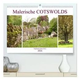 Calvendo Malerische Cotswolds (hochwertiger Premium Wandkalender 2026 DIN A2 quer), Kunstdruck in Hochglanz