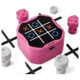 GiiKER Tic Tac Toe Bolt Elektronisches 3-in-1 Puzzle-Handheld-Spielkonsole, Logikspiel f&uuml;r Kinder und Erwachsene, pink