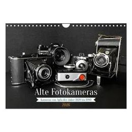 Alte Fotokameras - Kameras von Agfa der Jahre 1928 bis 1980 (Wandkalender 2026 DIN A4 quer), Calvendo Monatskalender