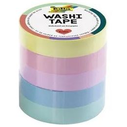 Folia Washi Tape Pastell 10mmx10m 5 St&uuml;ck
