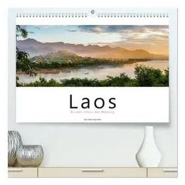 Calvendo Laos - An den Ufern des Mekong (hochwertiger Premium Wandkalender 2026 DIN A2 quer), Kunstdruck in Hochglanz