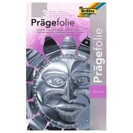 Folia&reg; Pr&auml;gefolien, silber 3 Bogen