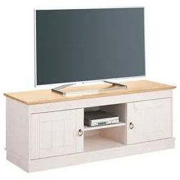 TV-Board OTTO HOME "Indra", gelb (wei&szlig;, honig), B:120cm H:45cm T:40cm, Massivholz, Sideboards, TV-Board, wahlweise in 2 Breiten, Fernsehtisch
