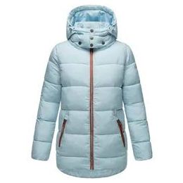 Winterjacke Navahoo "Wattew&ouml;lkchen", Damen, Gr. S (36), blau (babyblau), Obermaterial: 100% Polyester. Futter: 100% Polyester. &Auml;rmelfutter: 100% Polyester. Wattierung: 100% Polyester, Basic, gerade Po-bedeckend, verstellbar elastischer Bund mit Rei&szlig;verschluss, Jacken Winterjacke, Modische Damen Steppjacke mit kontrastfarbenen Details
