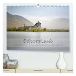 Calvendo Schottland - Ein Roadtrip durch die herbstlichen Highlands (hochwertiger Premium Wandkalender 2026 DIN A2 quer), Kunstdruck in Hochglanz