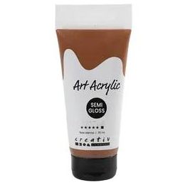 Creativ Company Acrylfarbe, Mattgl&auml;nzend, Deckend, Sienna, 75 ml/ 1 Fl.