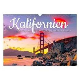 Kalifornien - Los Angeles, San Francisco und viel mehr. (Wandkalender 2026 DIN A3 quer), Calvendo Monatskalender