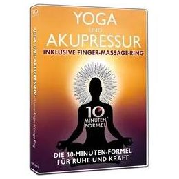 Yoga und Akupressur inklusive Finger-Massage-Ring
