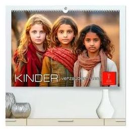 Calvendo Kinder verzaubern uns (hochwertiger Premium Wandkalender 2026 DIN A2 quer), Kunstdruck in Hochglanz
