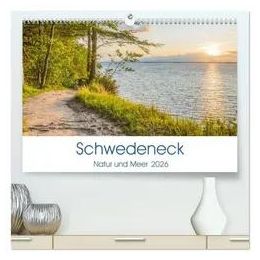 Calvendo Schwedeneck Natur und Meer (hochwertiger Premium Wandkalender 2026 DIN A2 quer), Kunstdruck in Hochglanz