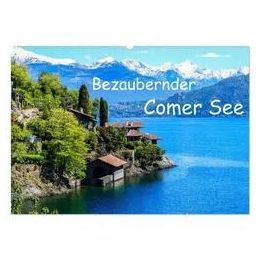 Bezaubernder Comer See (Wandkalender 2026 DIN A2 quer), Calvendo Monatskalender