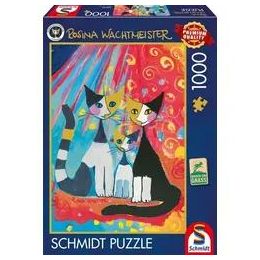Schmidt Spiele Gl&uuml;ckliche Katzenfamilie