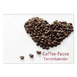 Kaffee-Pause Terminkalender (Wandkalender 2026 DIN A3 quer), Calvendo Monatskalender