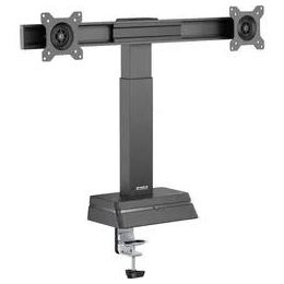 SpeaKa Professional Monitor-Standfu&szlig; SP-EMS-100 2 Display(s) 43,2 cm (17") - 68,6 cm (27") Motorisiert, H&ouml;henverstellbar, Hochformat, Querformat