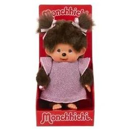 Monchhichi 20cm Glitter Dress Pink Girl