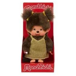 Monchhichi Pl&uuml;schfigur Glitter Dress Girl gold 20cm