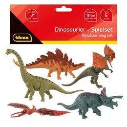 Idena Figuren Set Dinosaurier 15cm 5 St&uuml;ck