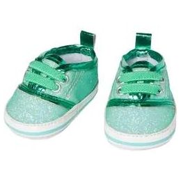 Heless Glitzer Sneaker mint Gr&ouml;&szlig;e 38-45cm