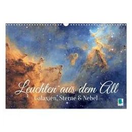 Galaxien, Sterne und Nebel: Leuchten aus dem All (Wandkalender 2026 DIN A3 quer), Calvendo Monatskalender