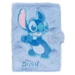 CoolPack Notizbuch Disney Stitch Nr.3 blue DIN A5 80 Seiten fluffy
