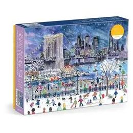 Abrams & Chronicle Books Michael Storrings Snowfall Over New York City 1000 Piece Puzzle