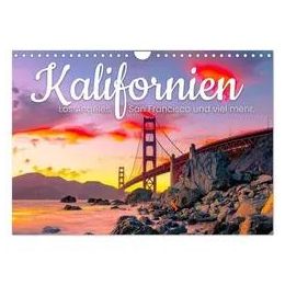 Kalifornien - Los Angeles, San Francisco und viel mehr. (Wandkalender 2026 DIN A4 quer), Calvendo Monatskalender