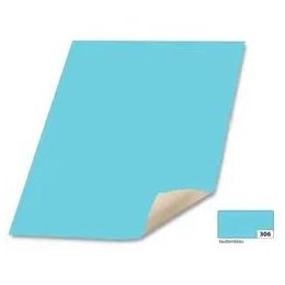 Folia Plakatkarton 380g/m2 taubenblau 48x68cm 10 Blatt