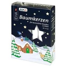 Baumkerzen wei&szlig; 15x125mm 12 St&uuml;ck