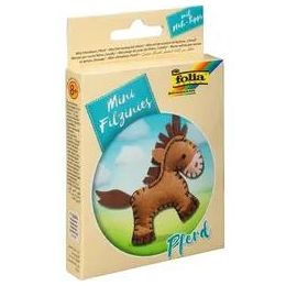 Folia&reg; Bastelfilze Mini-Filzinies, Pferd