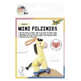 Folia&reg; Bastelfilze Mini-Filzinies, Giraffe