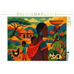 Calvendo Puzzle Ein Morgen in Mama Afrikas Armen 2000 Teile Lege-Gr&ouml;&szlig;e 90x67cm Foto-Puzzle f&uuml;r gl&uuml;ckliche Stunden