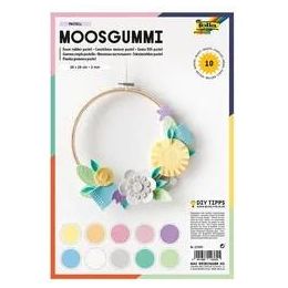 Folia&reg; Moosgummi, Pastel 10 Farben