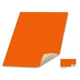 Folia Plakatkarton 380g/m2 mandarin 48x68cm 10 Blatt