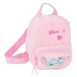 CoolPack Rucksack Disney Stitch small pink fluffy