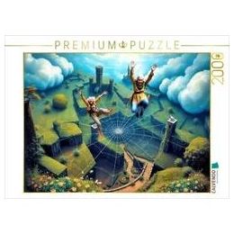 Calvendo Puzzle Gro&szlig;e Spr&uuml;nge machen 2000 Teile Lege-Gr&ouml;&szlig;e 90x67cm Foto-Puzzle f&uuml;r gl&uuml;ckliche Stunden